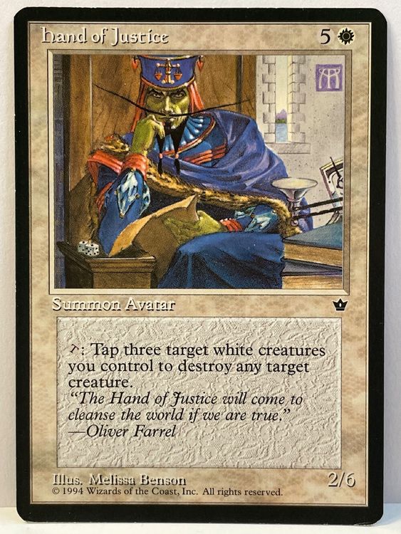 Magic The Gathering - hand of Justice (Neu (gemäss Beschreibung)) in ...