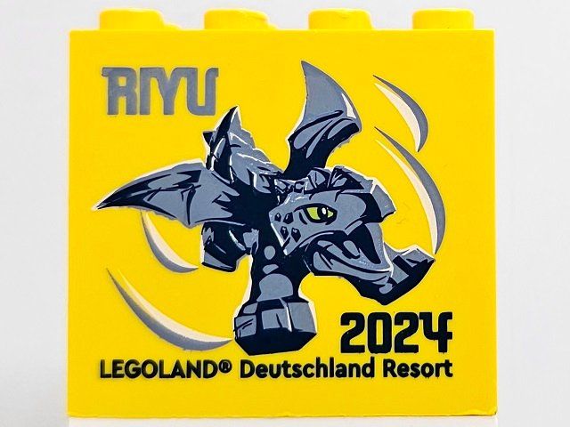 LEGO 30144pb423 Brick 2 x 4 x 3 with RIYU 2024 LEGOLAND Deut (Neu und originalverpackt) in ...