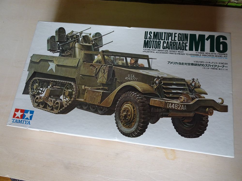 Tamiya US Multiple Gun M16 Motor Carriage Series No 81 1:35 | Kaufen ...