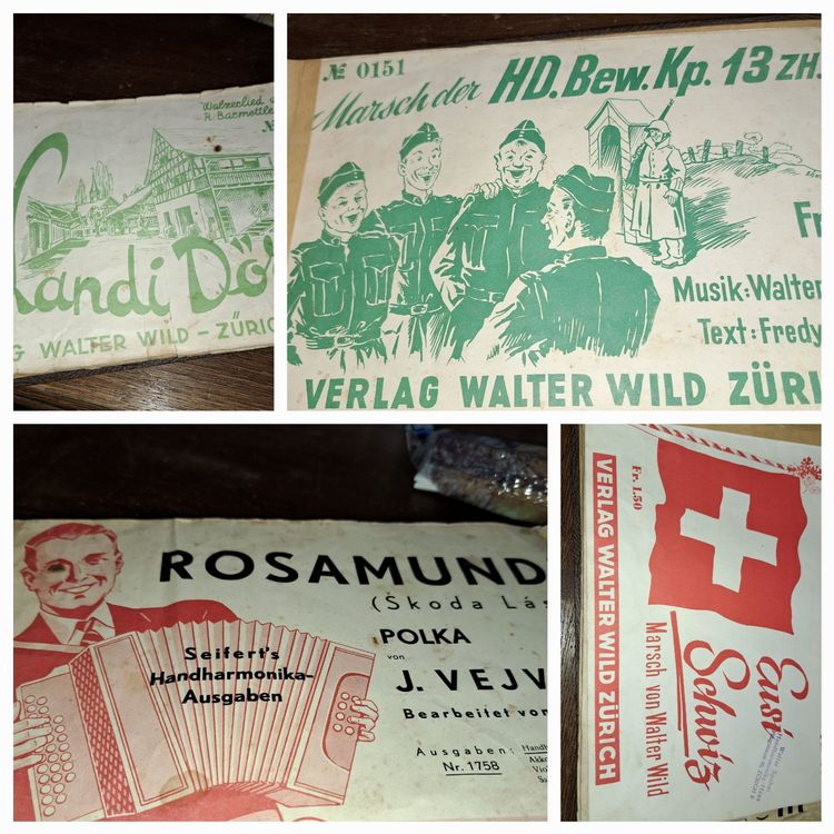 Akkorden NotenSammlung rar von Walter Wild Zürich (Gebraucht) in ...