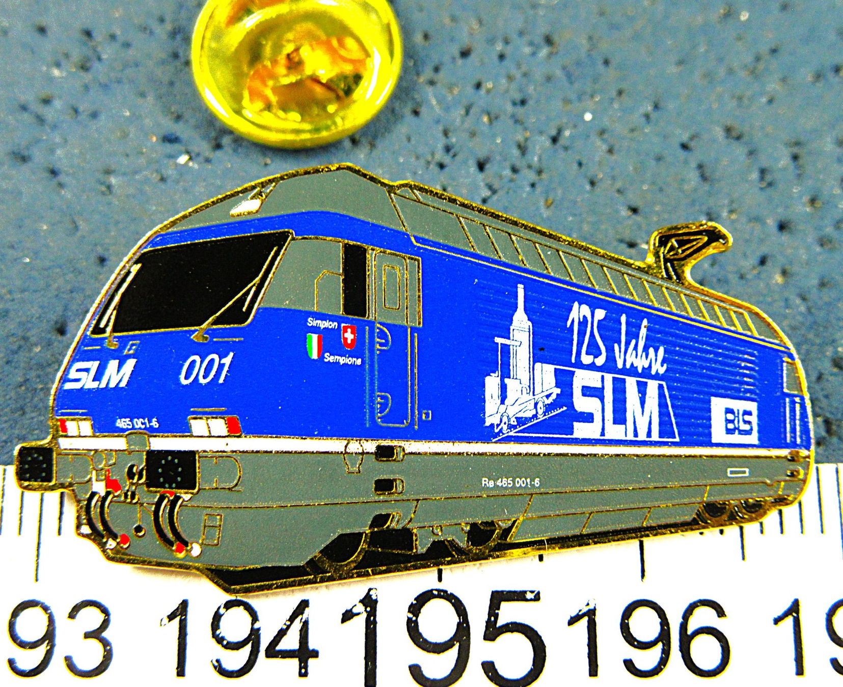 BLS 125JAHRE SLM Re465 SWISS MADE SMD PIN LIM.AUFL. 250p (Gebraucht) in Ettingen für CHF 9.95 ...