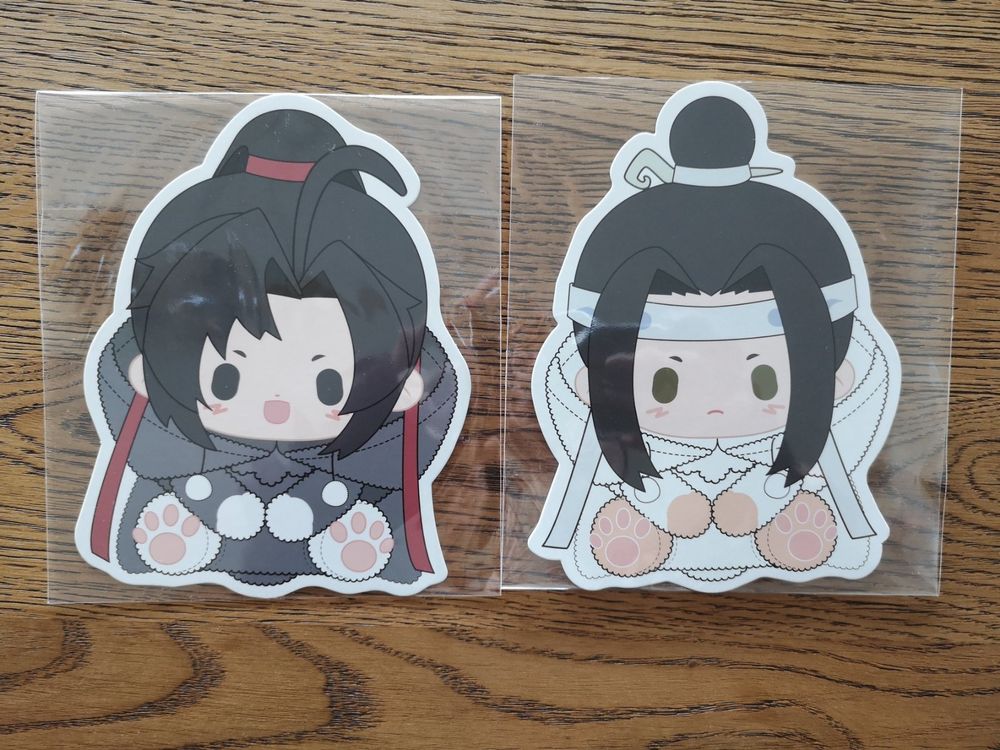 MDZS - Lan Wangji und Wei Wuxian Halloween Rabbit ver. Karte (Neu und ...