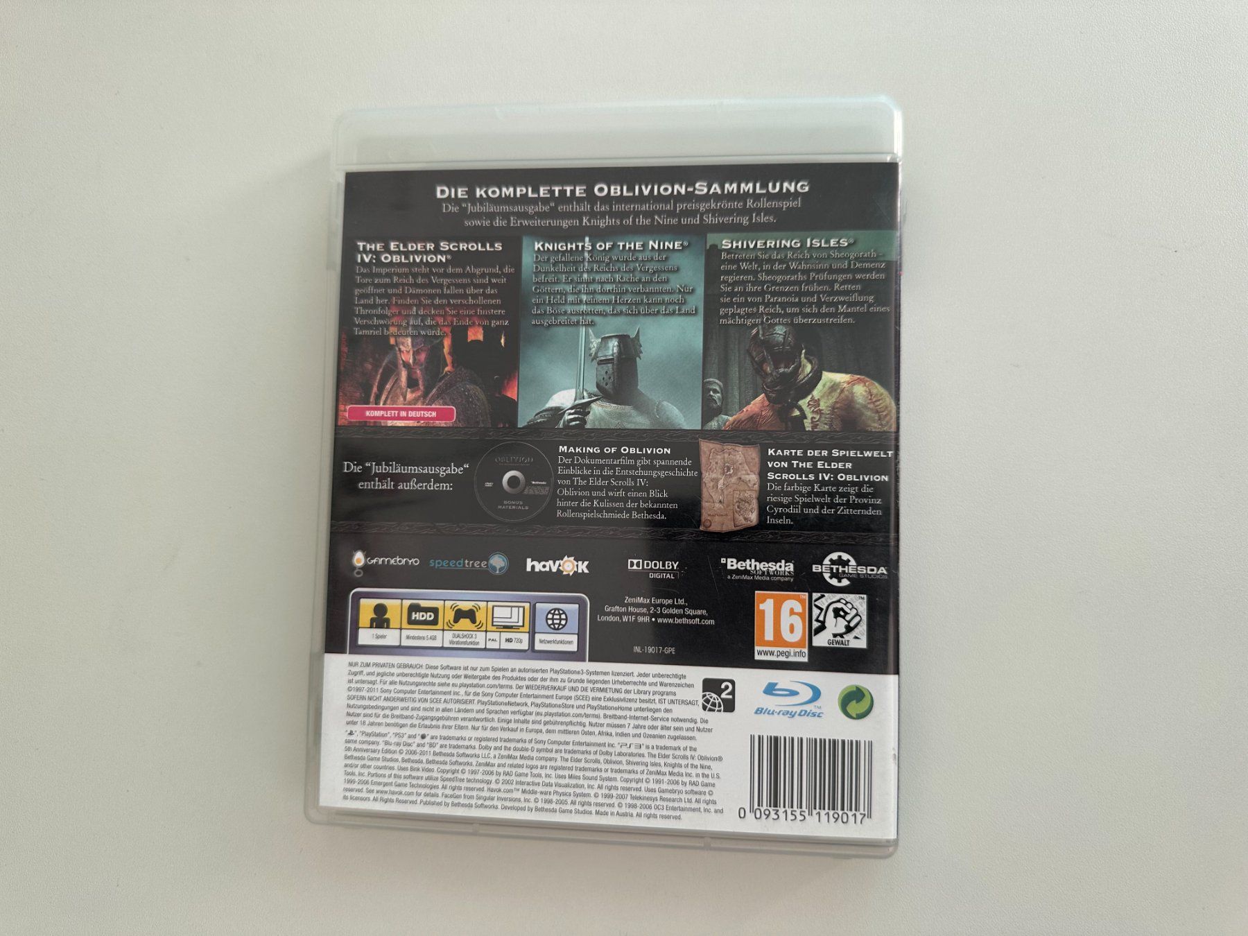 The Elder Scrolls IV: Oblivion GOTY, Sony Playstation 3, PS3 (Gebraucht ...