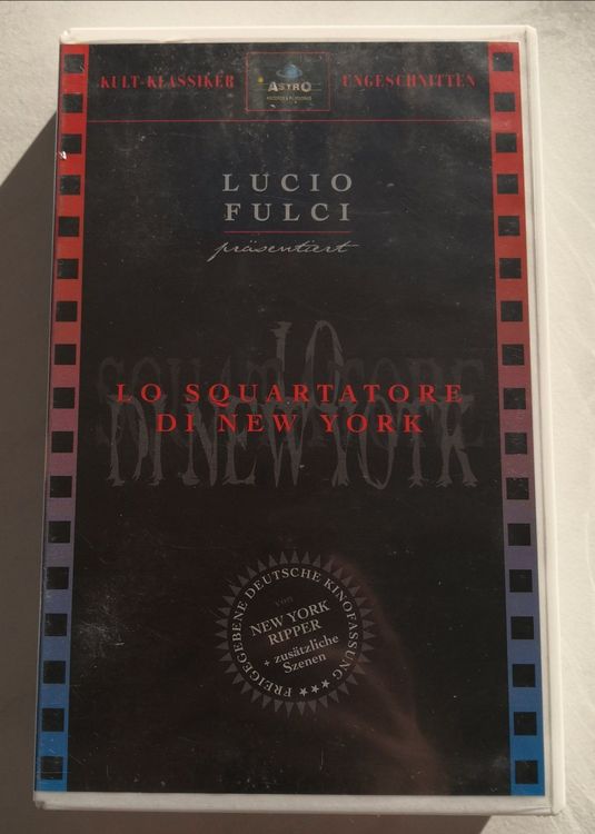 VHS - The New York Ripper - Lucio Fulci - Astro | Acheter sur Ricardo