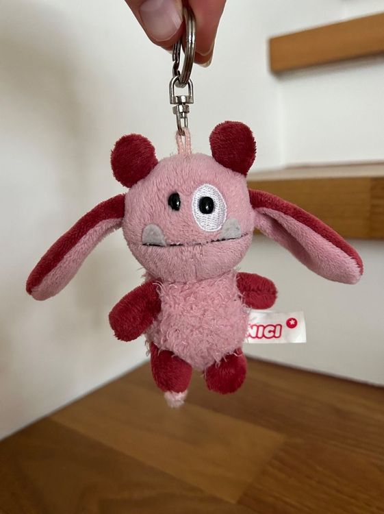 NICI Schlüsselanhänger süsses Monster rosa | Kaufen auf Ricardo
