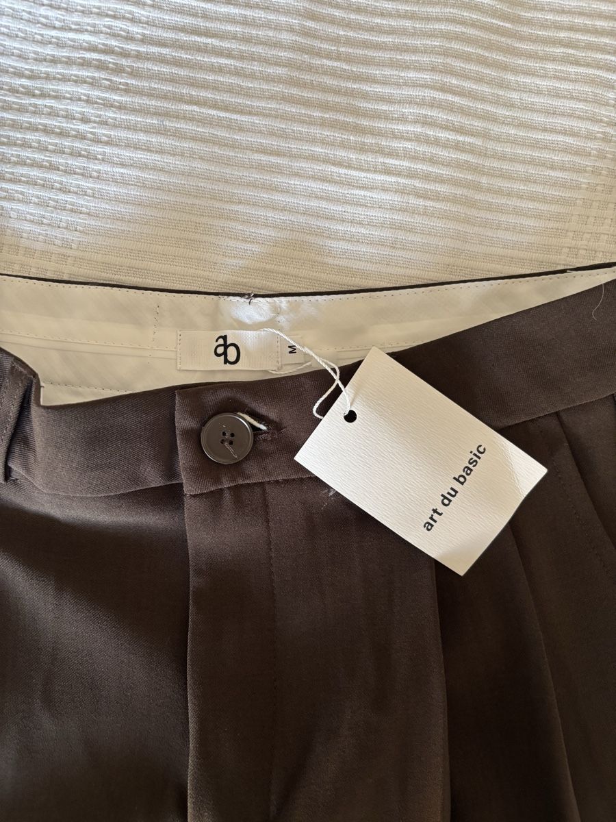 braune wide leg hose von art du basic (Neu und originalverpackt) in ...