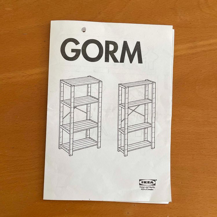 Holzregal GORM IKEA 5 Elemente kpl. breite + schmale Tablare | Kaufen auf Ricardo