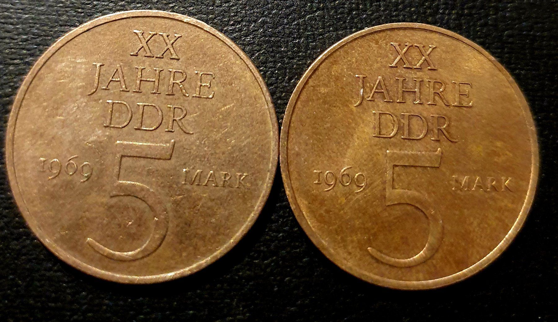 5 Mark 1969 DDR (Gebraucht) in Egerkingen für CHF 5 – mit Lieferung auf ...