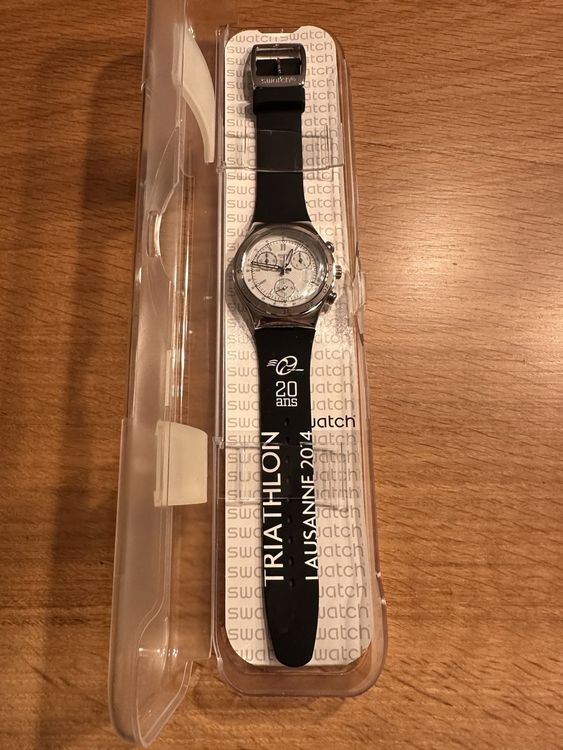 Swatch Chrono Triathlon Lausanne 2014 - Rare édition! (Neu und ...