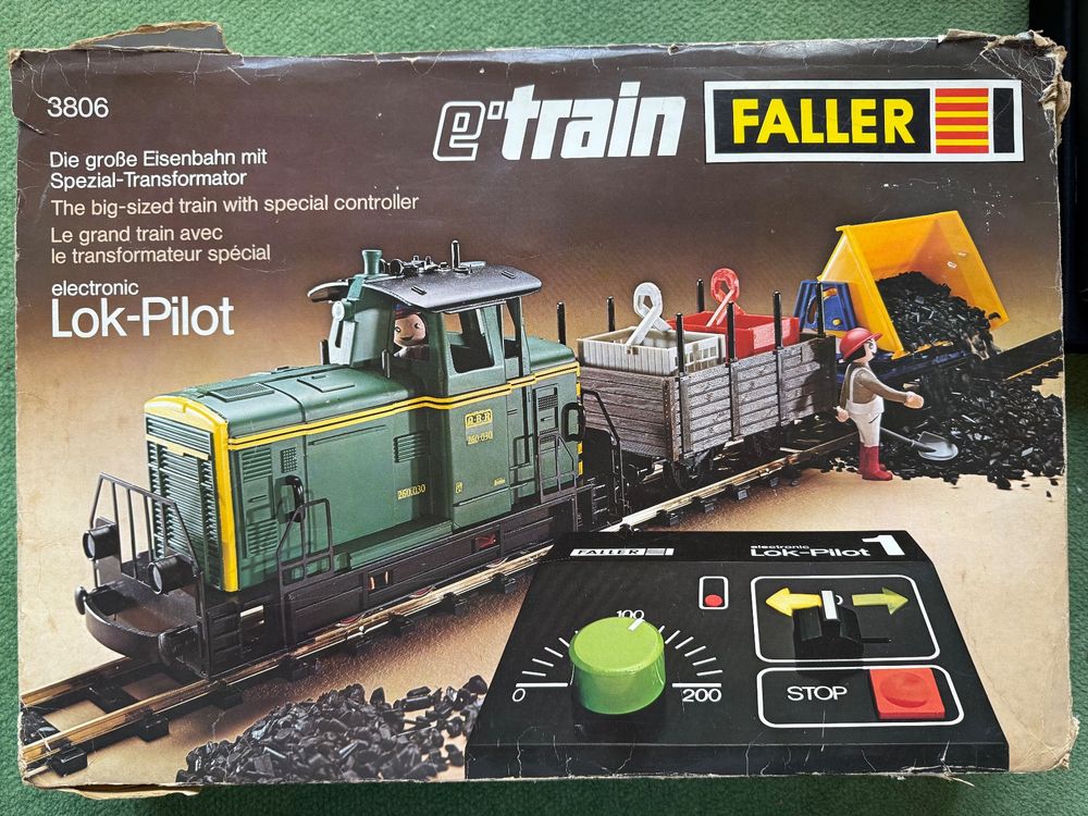 FALLER PLAYTRAIN / PLAYMOBIL KONVOLUT - ORIGINALVERPACKUNGEN | Kaufen ...