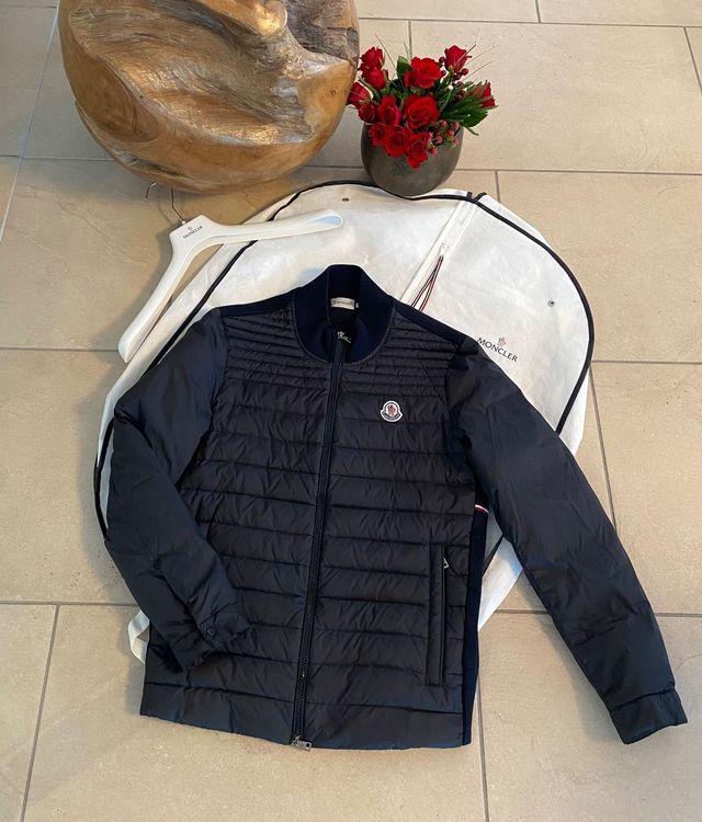 Moncler Original Daunen / Strick Jacke Gr. L , Lp. 790 Fr. (Gebraucht ...