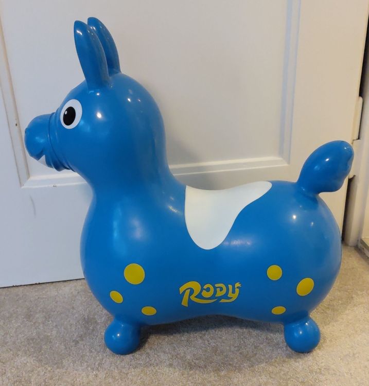 Hüpfpferd Rody, Hüpftier für Kinder, blau (Gebraucht) in Bettlach für ...