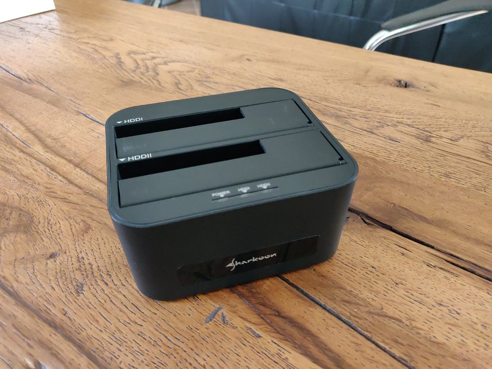 Sharkoon QuickPort XT Duo Clone HDD docking station (Gebraucht) in ...
