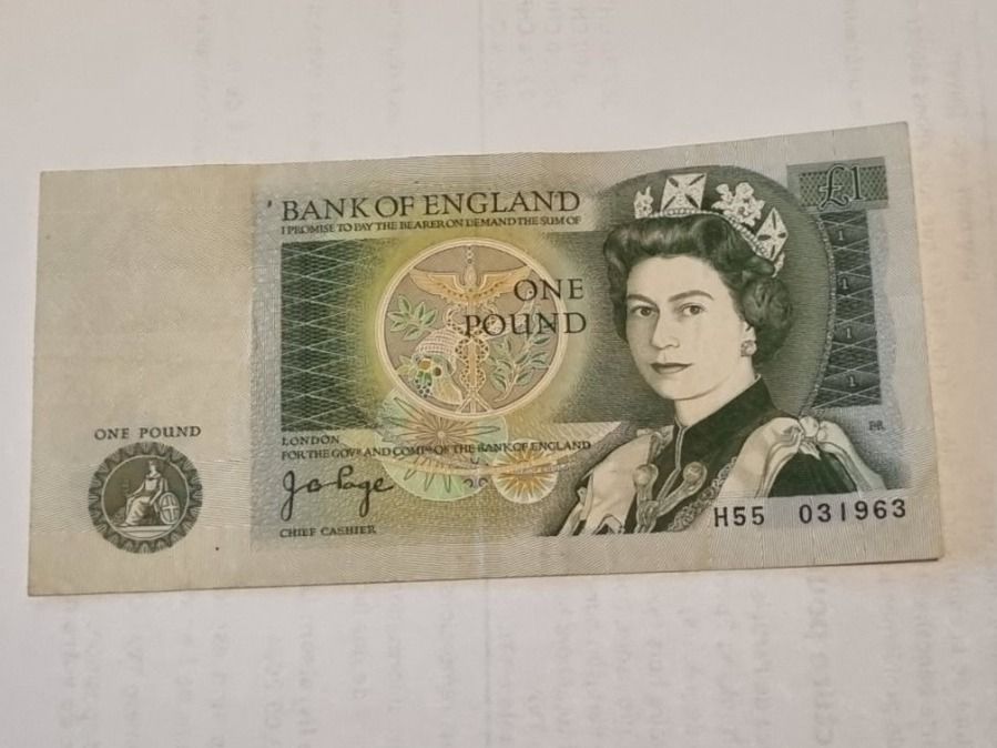 Note Englang 1 pound 1971-1982 | Kaufen auf Ricardo