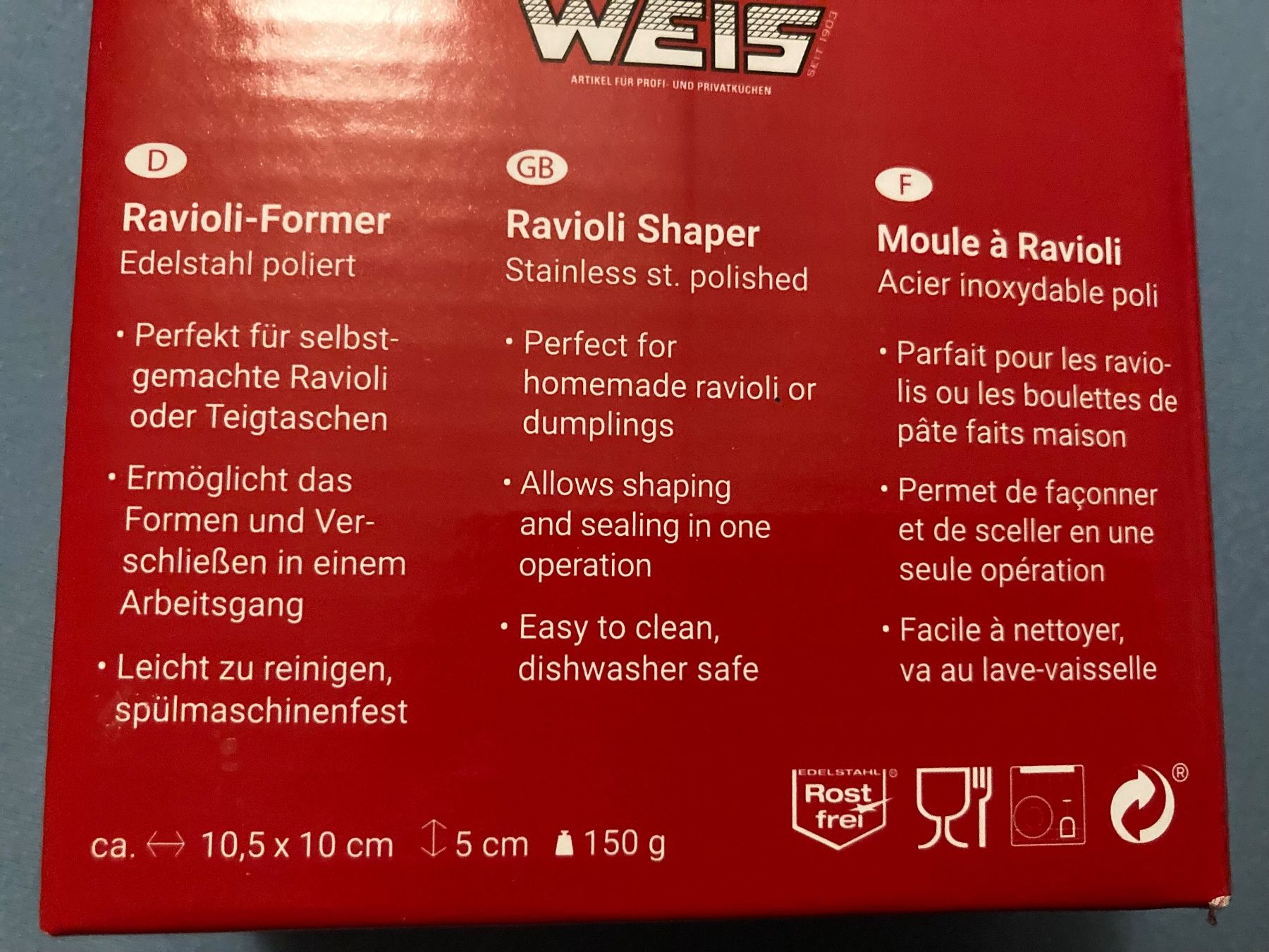 Ravioli Former (Neu und originalverpackt) in Bülach für CHF 9 – mit ...