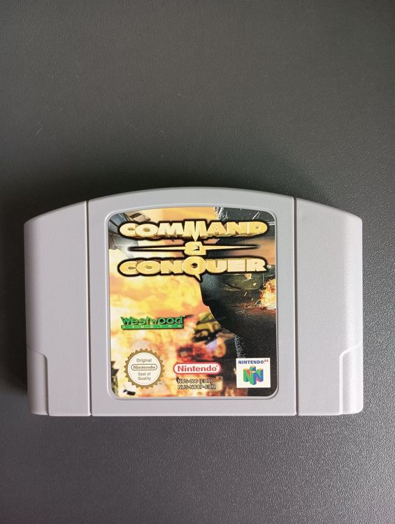 Cartouche Nintendo 64 Game Jeu Spiele Commande Conquer N64 (Gebraucht ...