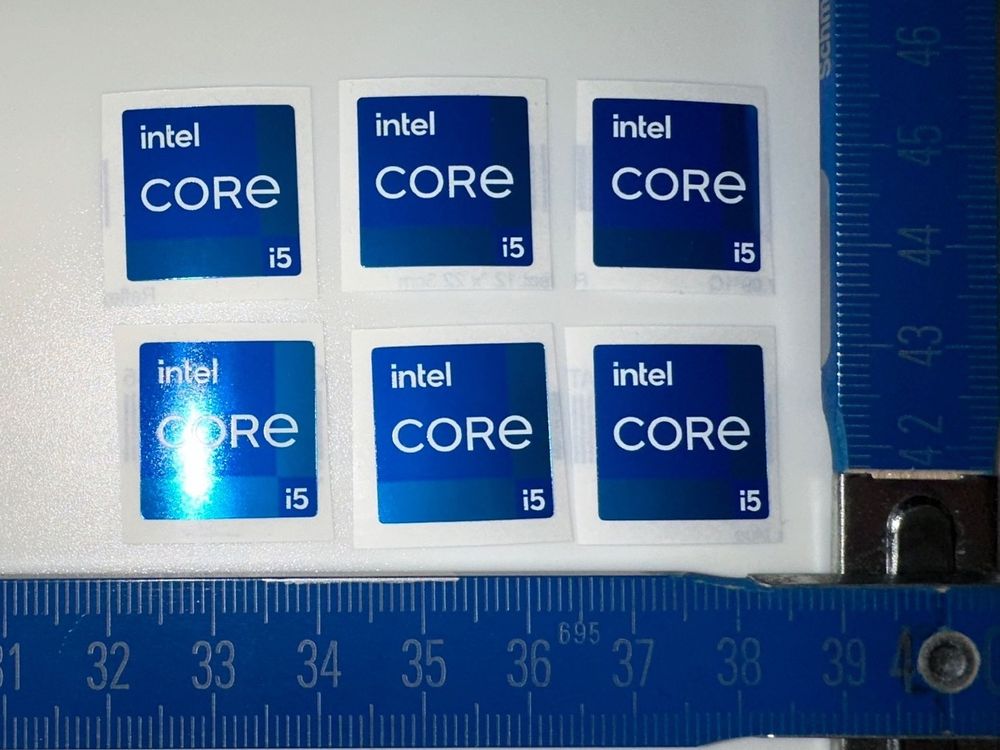 INTEL CORE i5 11th AUFKLEBER ¦ STICKER | Kaufen auf Ricardo