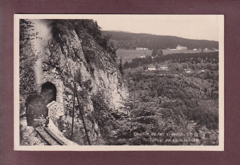 Chemin de fer YVERDON-STE CROIX - Tunnel de Covatannaz (D'occasion) à ...