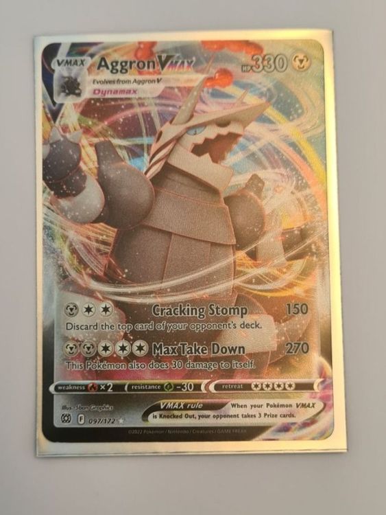 Pokemonkarte Aggron Vmax 097/172 (Neu (gemäss Beschreibung)) in ...