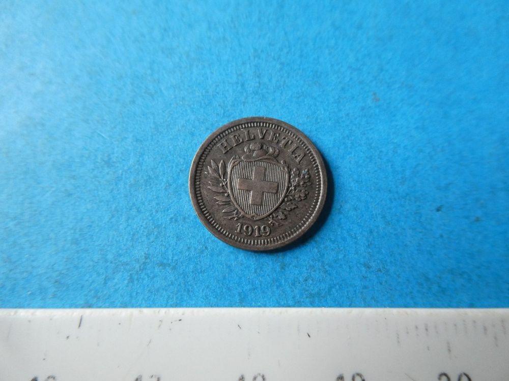 Schweiz 1919, 1 Rappen (Gebraucht) in Hinterforst für CHF 2 – mit Lieferung auf Ricardo kaufen