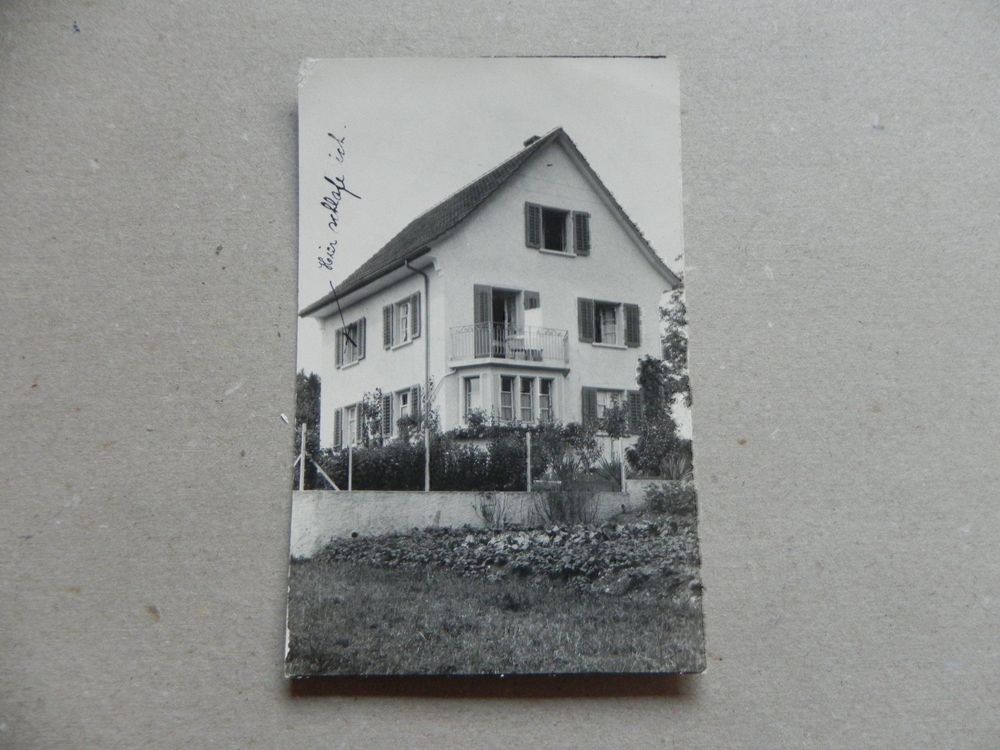 Echtphoto Karte Effretikon Zürich ZH 1936 Wohnhaus (Gebraucht) in Siebnen für CHF 25 – mit ...