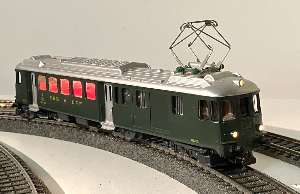 Hag 150 digital: älterer Triebwagen SBB RBe 4/4 1408 - Guss | Kaufen auf Ricardo