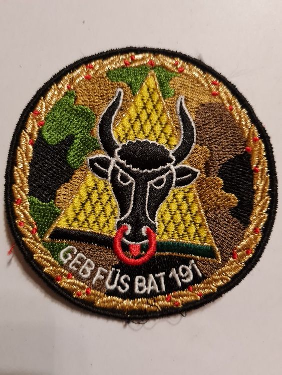 INFANTERIE Gelb Fus Bat 191 Gold | Kaufen auf Ricardo