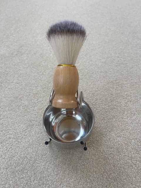 Ambbas Shaving & Grooming Set (Rasierpinsel mit Schale) (Neu (gemäss ...