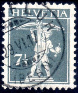 TELLKNABE MIT ARMBRUST 7 1/2 RP SBK 138II VOLLSTEMPEL BERN (Gebraucht) in Losone für CHF 1 – mit ...