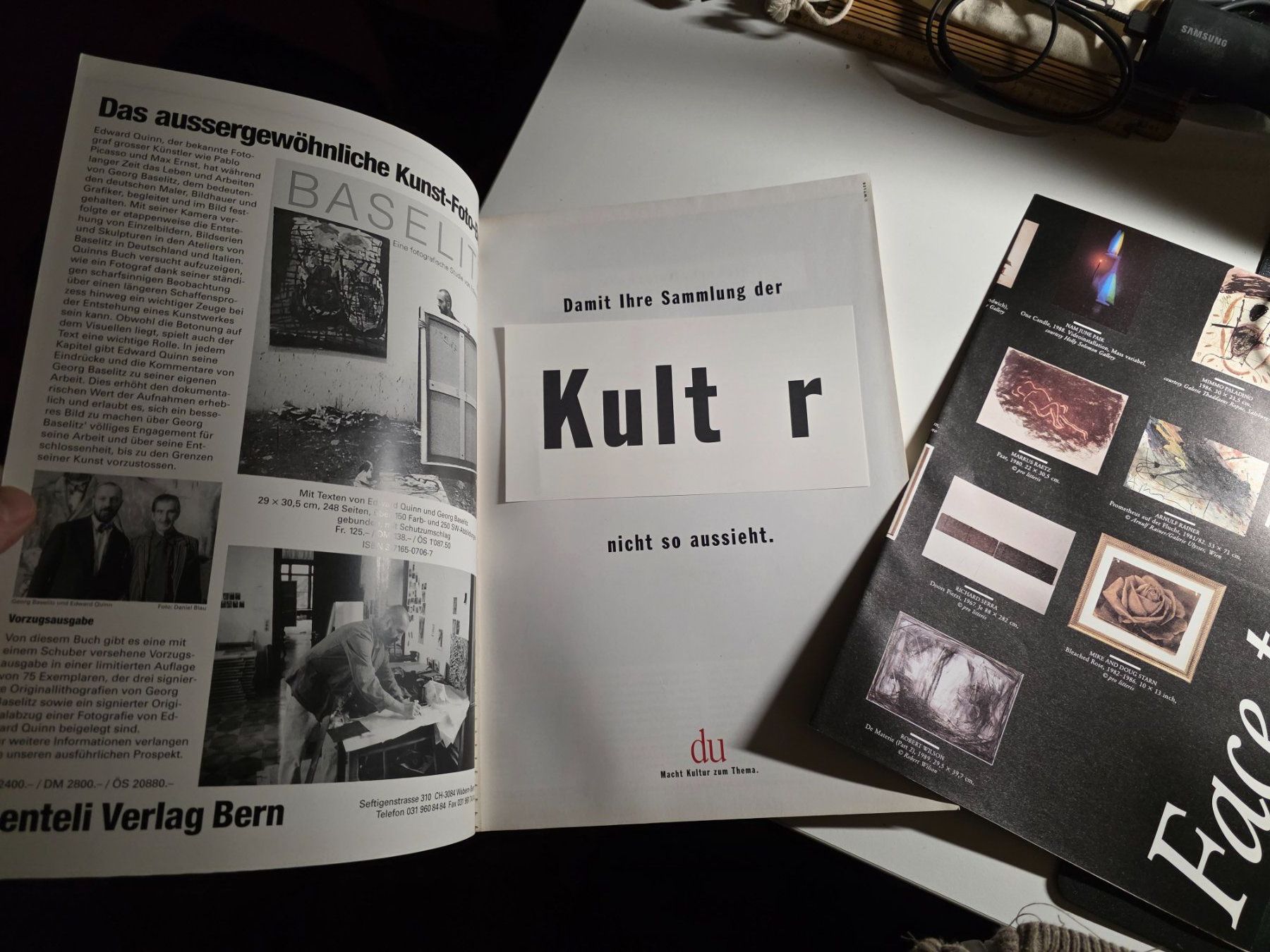 Zeitschrift DU - Face to Face - Januar 1994- Gesichter Kunst (Gebraucht ...