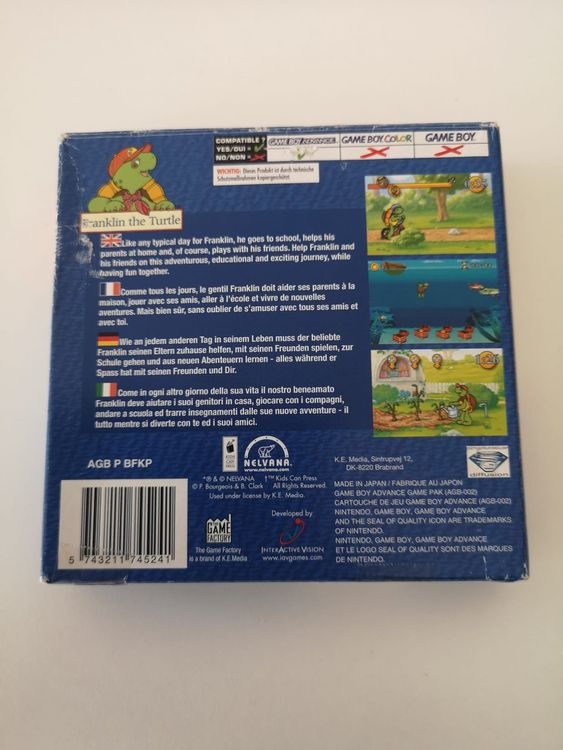 Franklin the Turtle (Gameboy Advance) in OVP (Gebraucht) in Herisau für ...