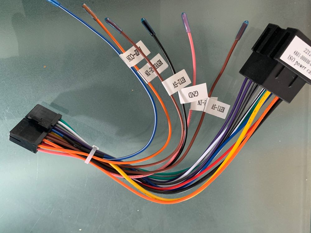 20 PIN ISO Kabelbaum Stecker Android für 1din oder 2din (Neu und ...