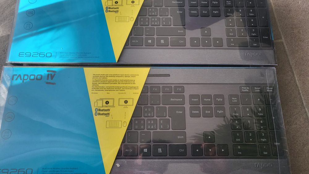 2x Keyboard, Bluetooth Tastatur Rapoo E9260 | Kaufen auf Ricardo