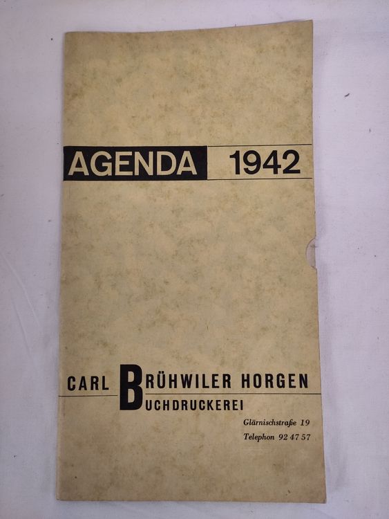 Agenda von 1942 Kalender mit nützlichen Informationen (Gebraucht) in ...