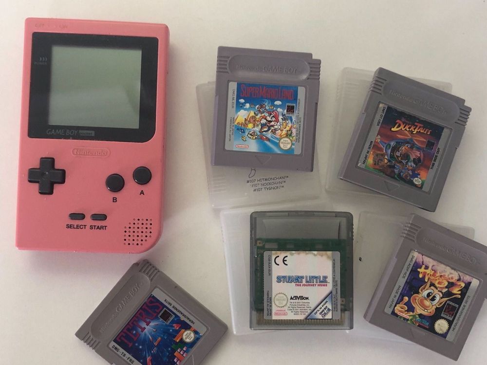 GameBoy Pocket Pink | Super Mario,Tetris (Gebraucht) in Zürich für CHF ...