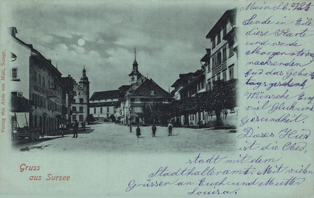 Gruss aus Sursee, 1899 (Gebraucht) in Bronschhofen für CHF 8 – mit Lieferung auf Ricardo kaufen