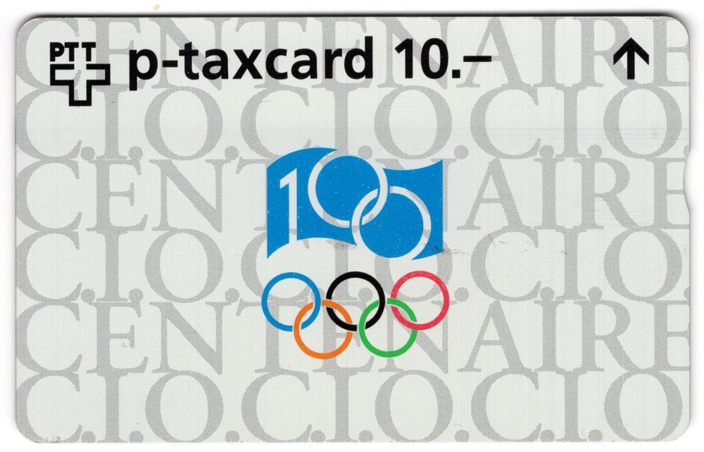 IOC, 100 Jahre IOC (1. Auflage) - seltene FullFace Taxcard (Gebraucht) in Eglisau für CHF 4 ...