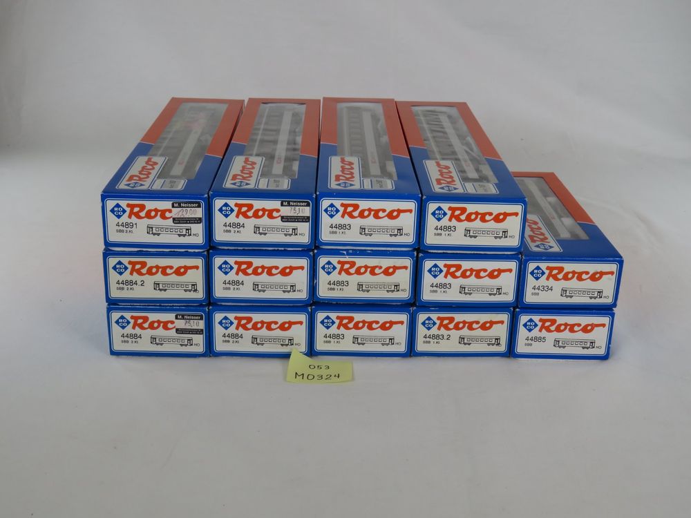Roco HO SBB Reisezug 14-teilig (053) (Neu und originalverpackt) in ...