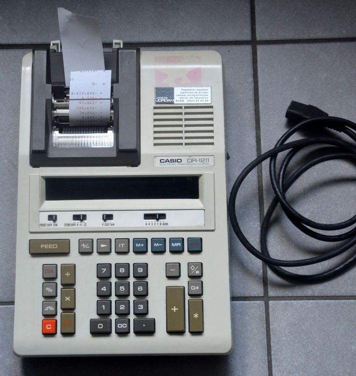 Taschenrechner Casio DR-1211 calculatrice (Gebraucht) in Collonges für ...