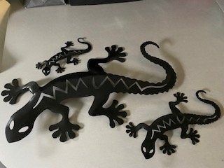 Deko Gecko's 3 Stk. | Kaufen auf Ricardo