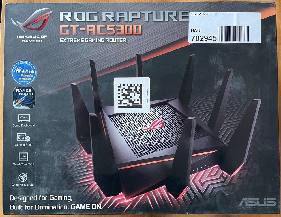 ROG RAPTURE GT-AC5300 - EXTREME GAMING ROUTER (Gebraucht) in Zürich für ...