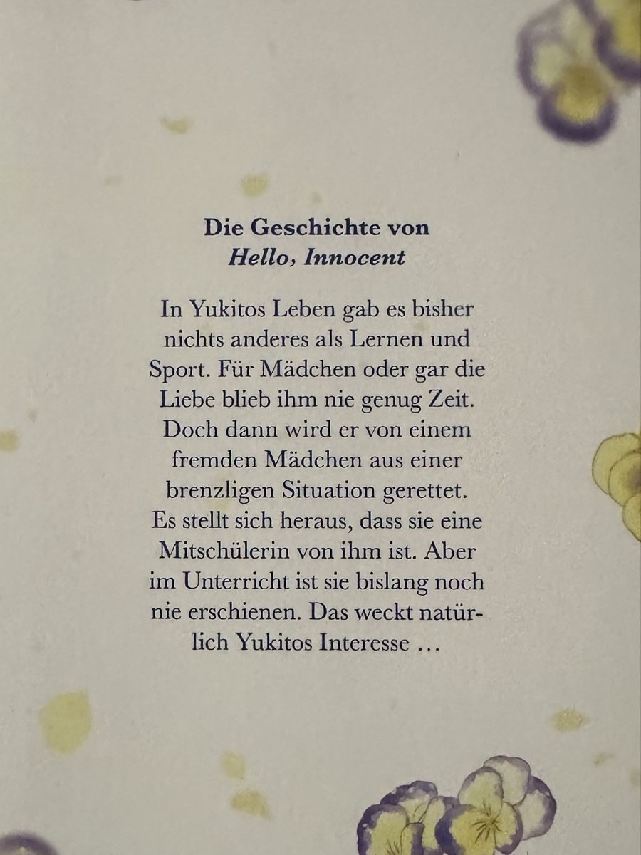 Hello Innocent, Band 1, Manga von Mayu Sakai, Top Zustand (Neu und ...