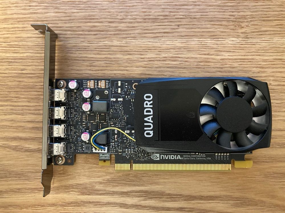 Nvidia Quadro P1000 4GB GDDR5 4 x Mini-DP Video Card | Kaufen auf Ricardo