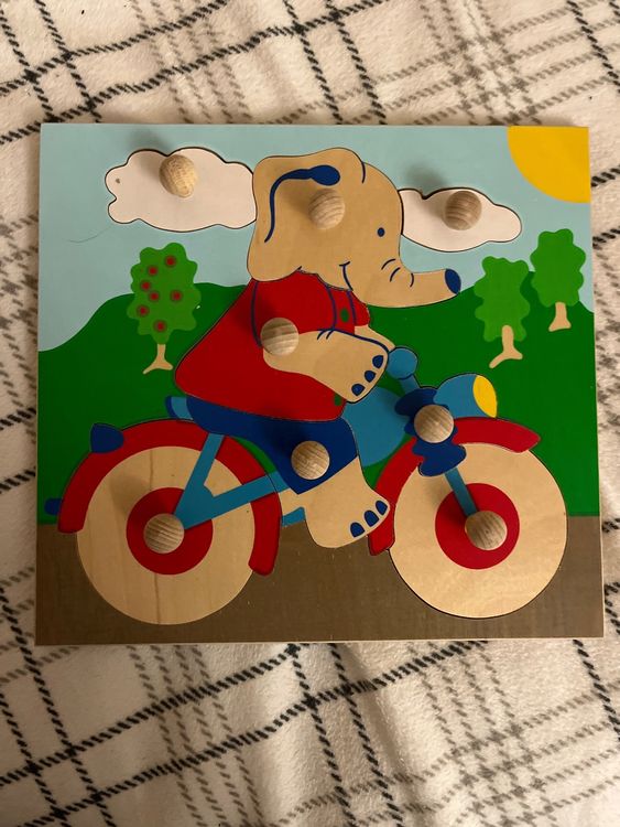 Kinder - 2 Puzzle aus Holz | Kaufen auf Ricardo