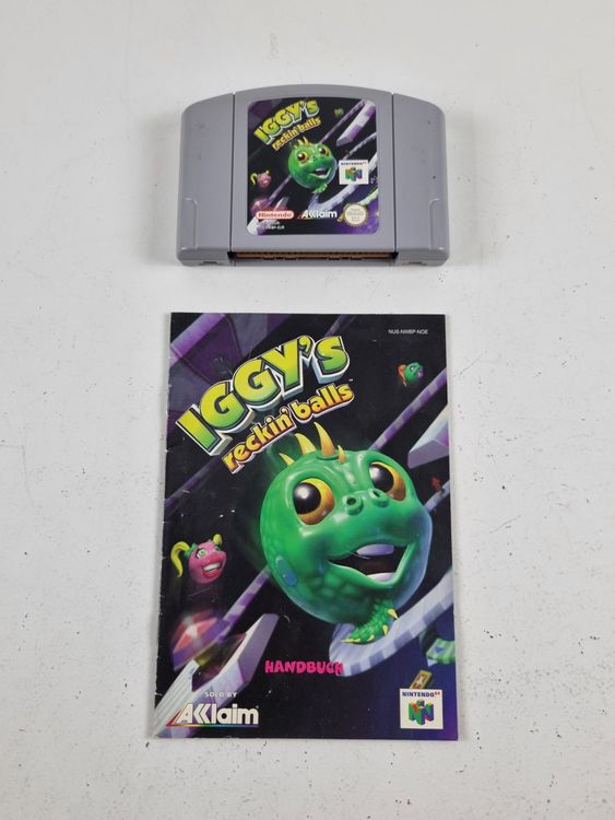 N64 IGGY's reckin' balls Game mit Anleitung Nintendo 64 | Kaufen auf ...