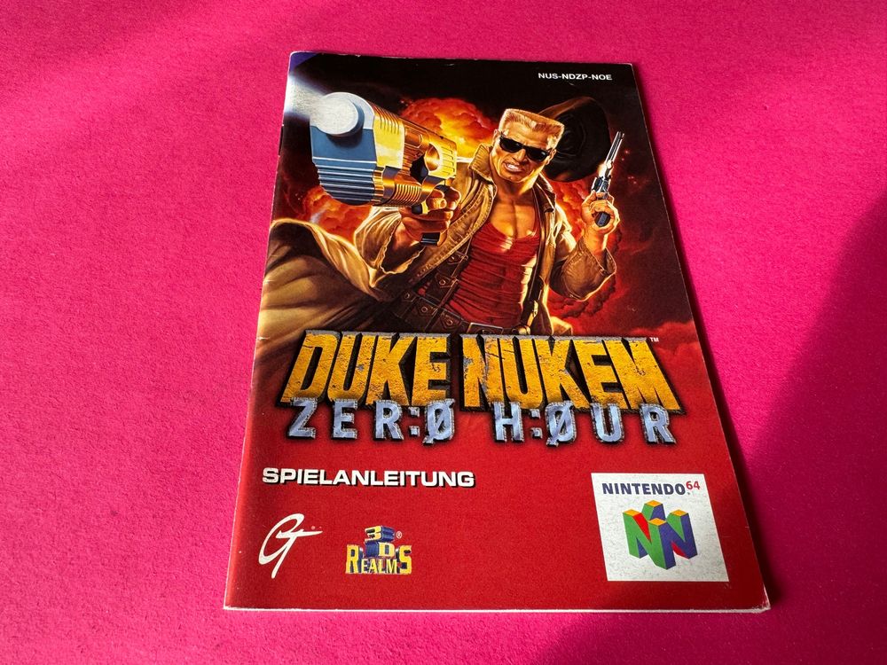 ANLEITUNG FÜR DUKE NUKEM ZERO HOUR NINTENDO 64 | Kaufen auf Ricardo
