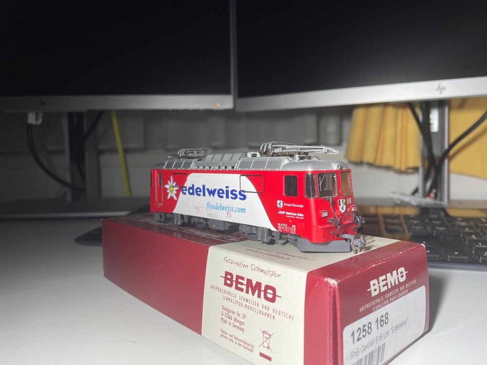 Bemo RhB Ge 4/4 II 618 „Edelweiss“ Digital (Gebraucht) in Zizers für CHF 239 – mit Lieferung auf ...