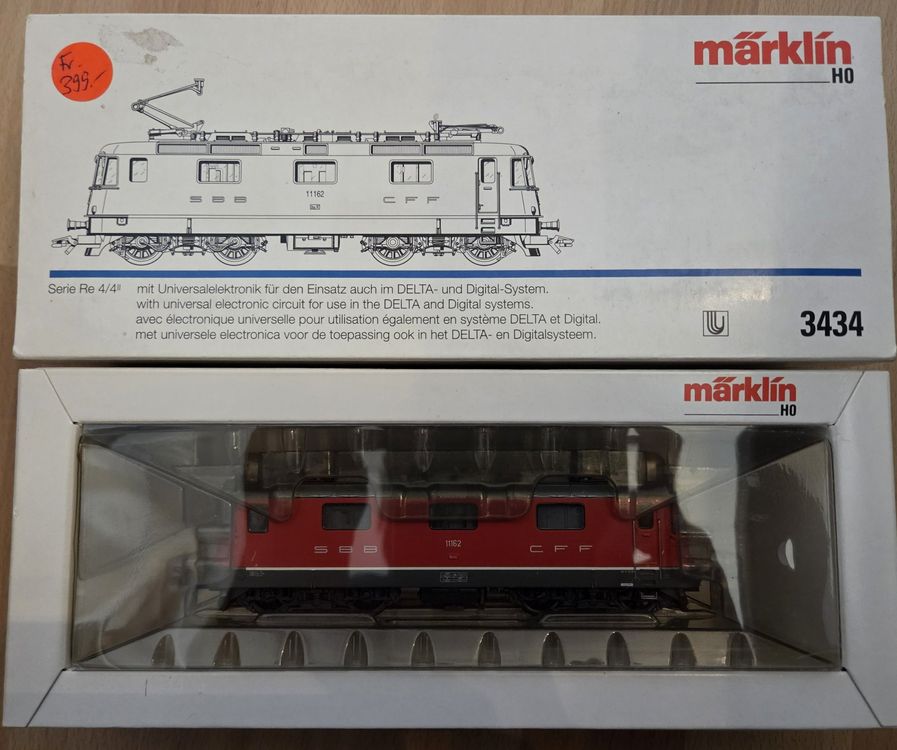 Märklin H0 3434 Elektrolokomotive Serie Re 4/4 II (Gebraucht) in ...