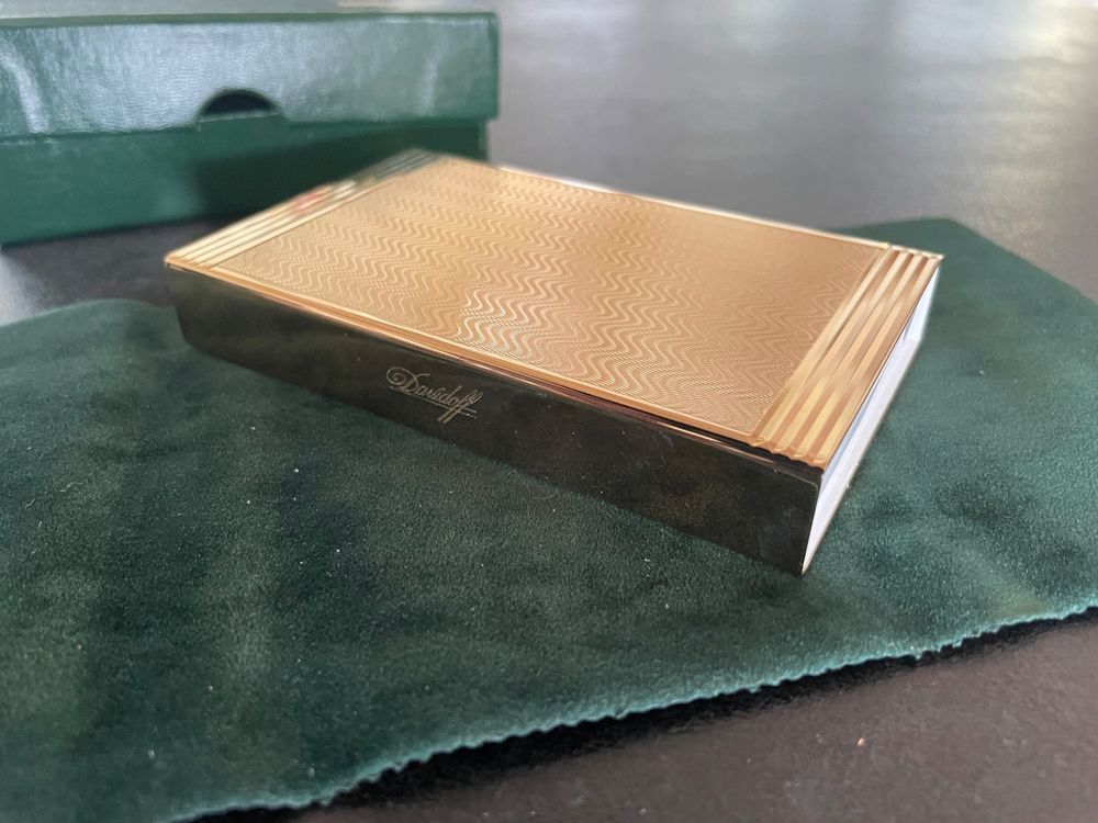 Gaine pour Allumette Guilloche Doré Vintage Davidoff (D'occasion) à ...