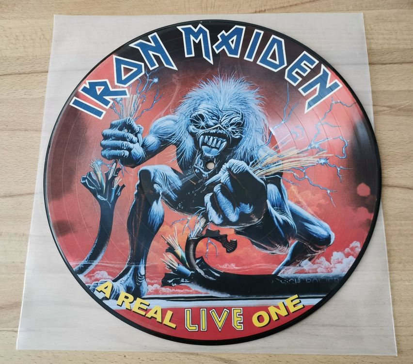 IRON MAIDEN: A real LIVE one LP Picture Disc Promo | Kaufen auf Ricardo